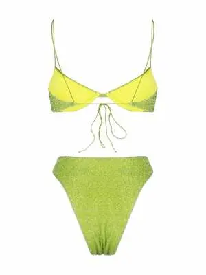 Oseree Lumière '90s Bikini - Green