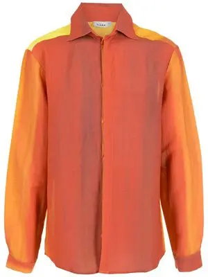 AMIR SLAMA Printed Long-sleeve Shirt