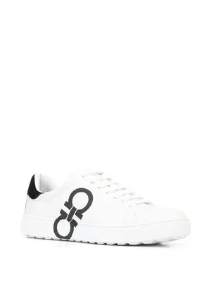 FERRAGAMO Gancini Lace-up Sneakers