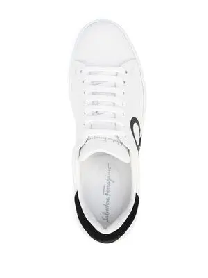 FERRAGAMO Gancini Lace-up Sneakers