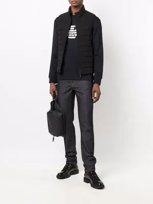 Emporio Armani Logo Print Crew Neck Sweatshirt