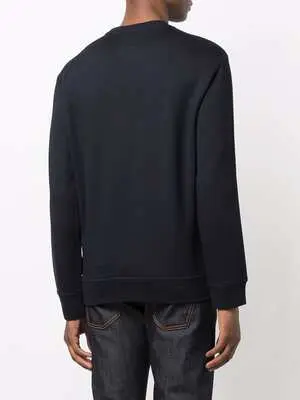 Emporio Armani Logo Print Crew Neck Sweatshirt