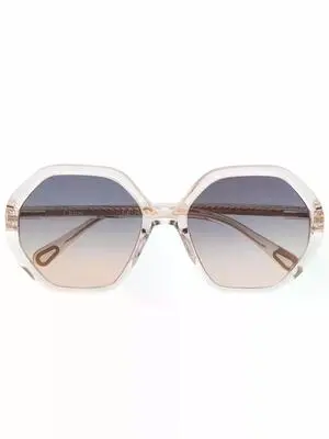 Chloé Esther Oversized Sunglasses - Neutrals