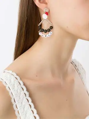 AMIR SLAMA Embellished Drop Earrings