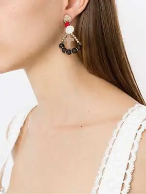 AMIR SLAMA Embellished Drop Earrings