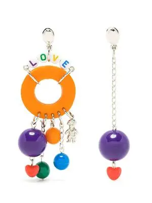 AMIR SLAMA Charms Drop Earrings - Multicolour
