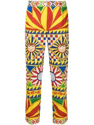 Dolce & Gabbana All-over Print Trousers