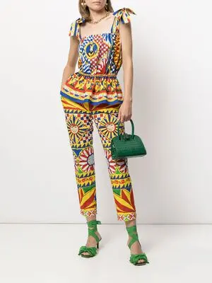 Dolce & Gabbana All-over Print Trousers