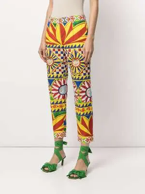 Dolce & Gabbana All-over Print Trousers