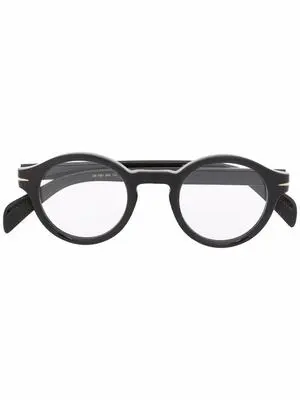 DB EYEWEAR BY DAVID BECKHAM Round Frame Glasses - Black