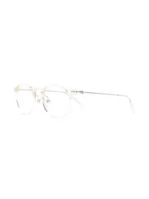 Montblanc Transparent Round-frame Glasses