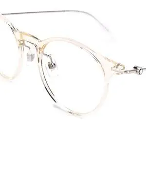 Montblanc Transparent Round-frame Glasses