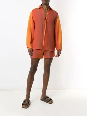 AMIR SLAMA Printed Straight Shorts