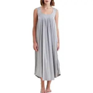 PAPINELLE Pleated Nightgown - Grey