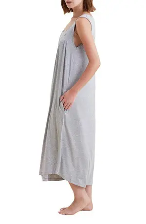 PAPINELLE Pleated Nightgown - Grey