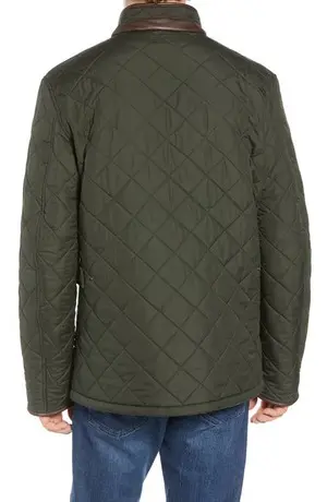 Barbour Powell Diamond Quilted Jacket - Sage