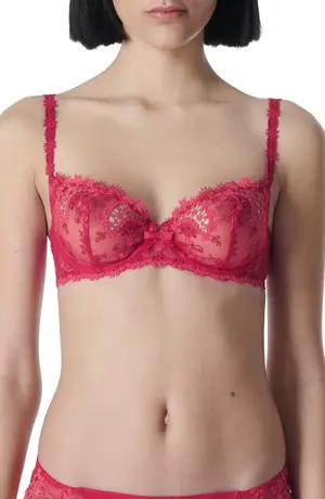 Simone Perele Wish Underwire Demi Bra Ruby