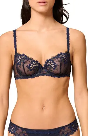 Simone Perele Wish Underwire Demi Bra - Saphire