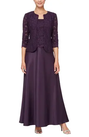 Alex Evenings Embroidered Evening Dresses