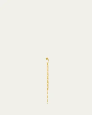 JENNIFER MEYER 18k Yellow Edith Link Stud Earrings