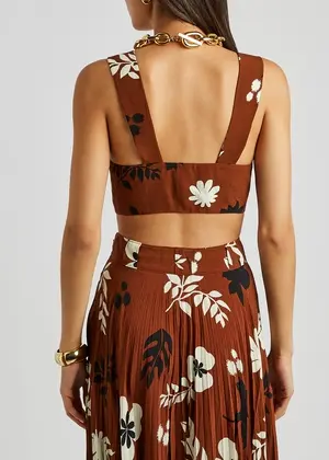 RACIL Nandi Floral-print Bra Top