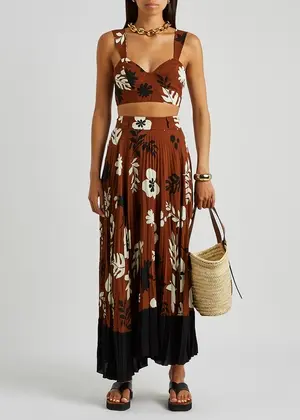 RACIL Nandi Floral-print Bra Top