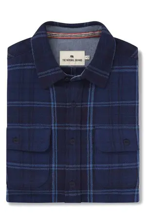 THE NORMAL BRAND Mountain Regular Fit Flannel Button-up Shirt