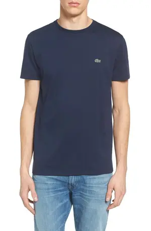 Lacoste Pima Cotton T-shirt Navy Blue