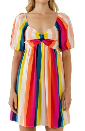English Factory Stripe Minidress