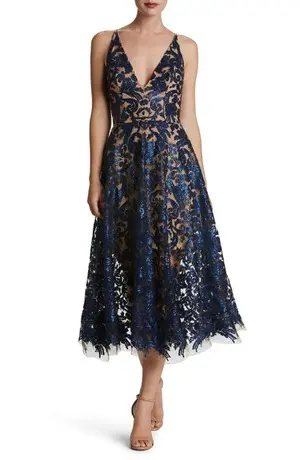 Dress The Population Flared Cocktail Dresses