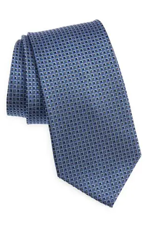 Nordstrom Nordstrom Solid Silk Neck Tie Lt Blue