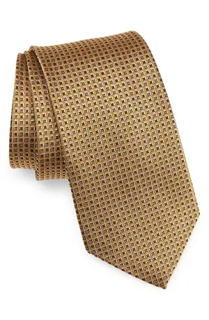 Nordstrom Nordstrom Solid Silk Neck Tie Yellowdnu