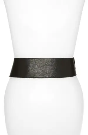 RAINA BELTS Vixen Leather Belt - Black