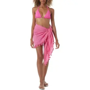 Melissa Odabash Tassel Cover-up Pareo Hot Pink