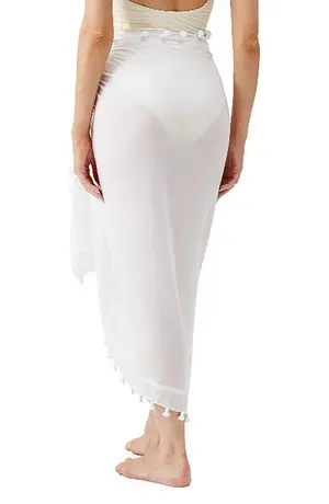 Melissa Odabash Tassel Cover-up Pareo - White