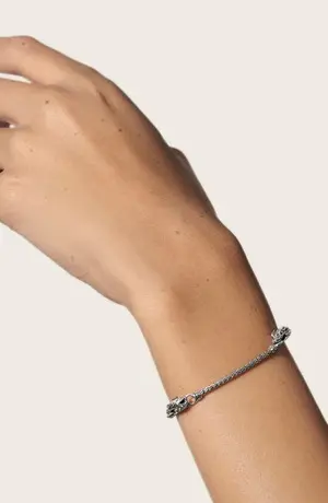 John Hardy Legends Naga Triple Station Bracelet - Silver
