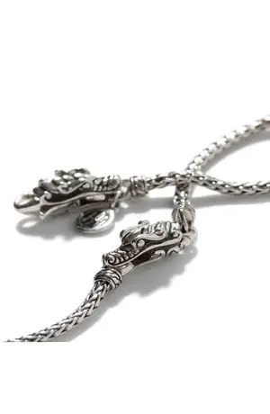John Hardy Legends Naga Triple Station Bracelet - Silver