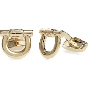 FERRAGAMO Salvatore Gancio Cuff Links - Oro