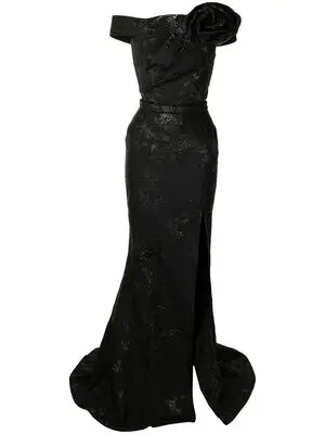 SAIID KOBEISY Off-shoulder Maxi Dress