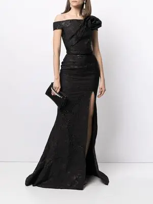 SAIID KOBEISY Off-shoulder Maxi Dress
