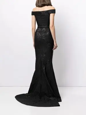 SAIID KOBEISY Off-shoulder Maxi Dress