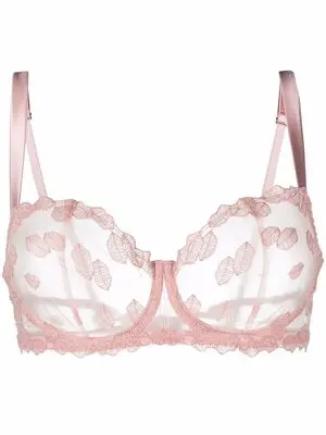 FLEUR OF ENGLAND Valentina Balcony Bra - Pink