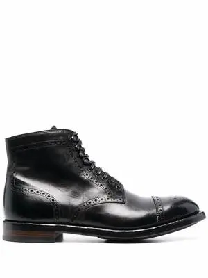 Officine Creative Almond Toe Boots For Men