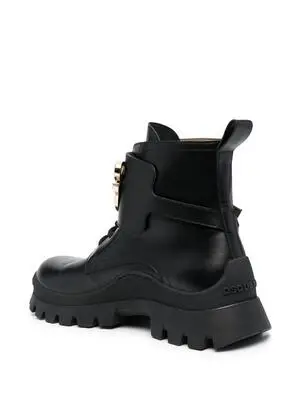 Dsquared2 Logo Plaque Ankle Boots