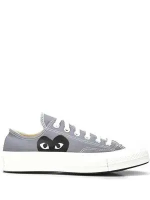 CONVERSE X COMME DES GARONS PLAY Heart Print Sneakers - Grey