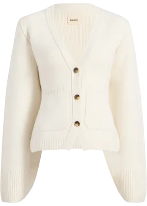 KHAITE Scarlet Cashmere Cardigan