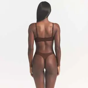 SKIMS Triangle Bralette - Cocoa