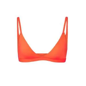 SKIMS Fits Everybody Triangle Bralette Neon Orange