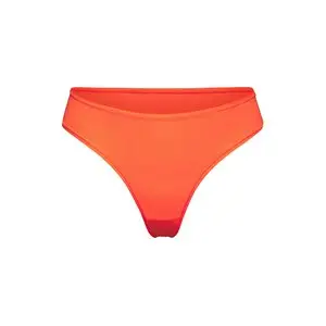 SKIMS Thong | Medium Neutral | 2xs | Fits Everybody Neon Orange