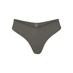SKIMS Dipped Thong | Green | 2xs | Cotton Jersey Juniper